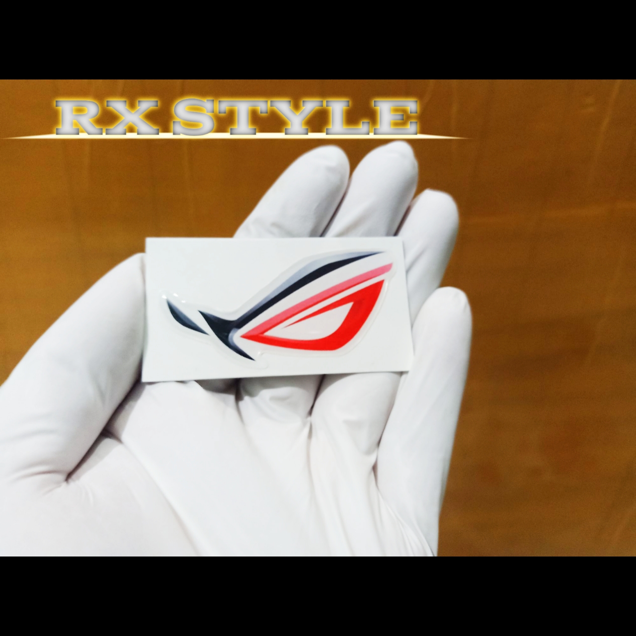 Stiker timbul logo ROG sticker emblem resin lentur | Lazada Indonesia