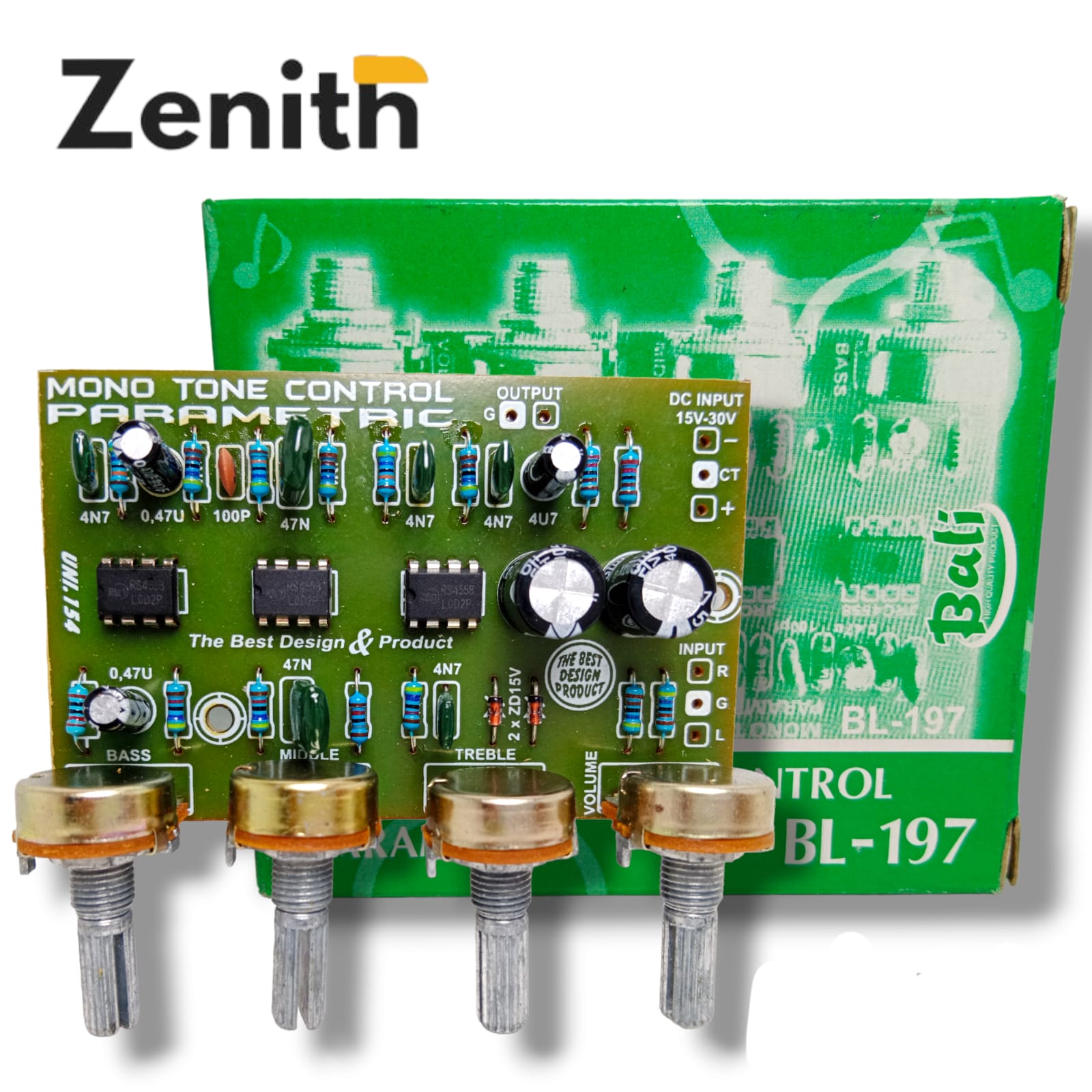 TONE CONTROL MONO PARAMETRIC BL 197 TONE MONO PARAMETRIC BALI TONE ...