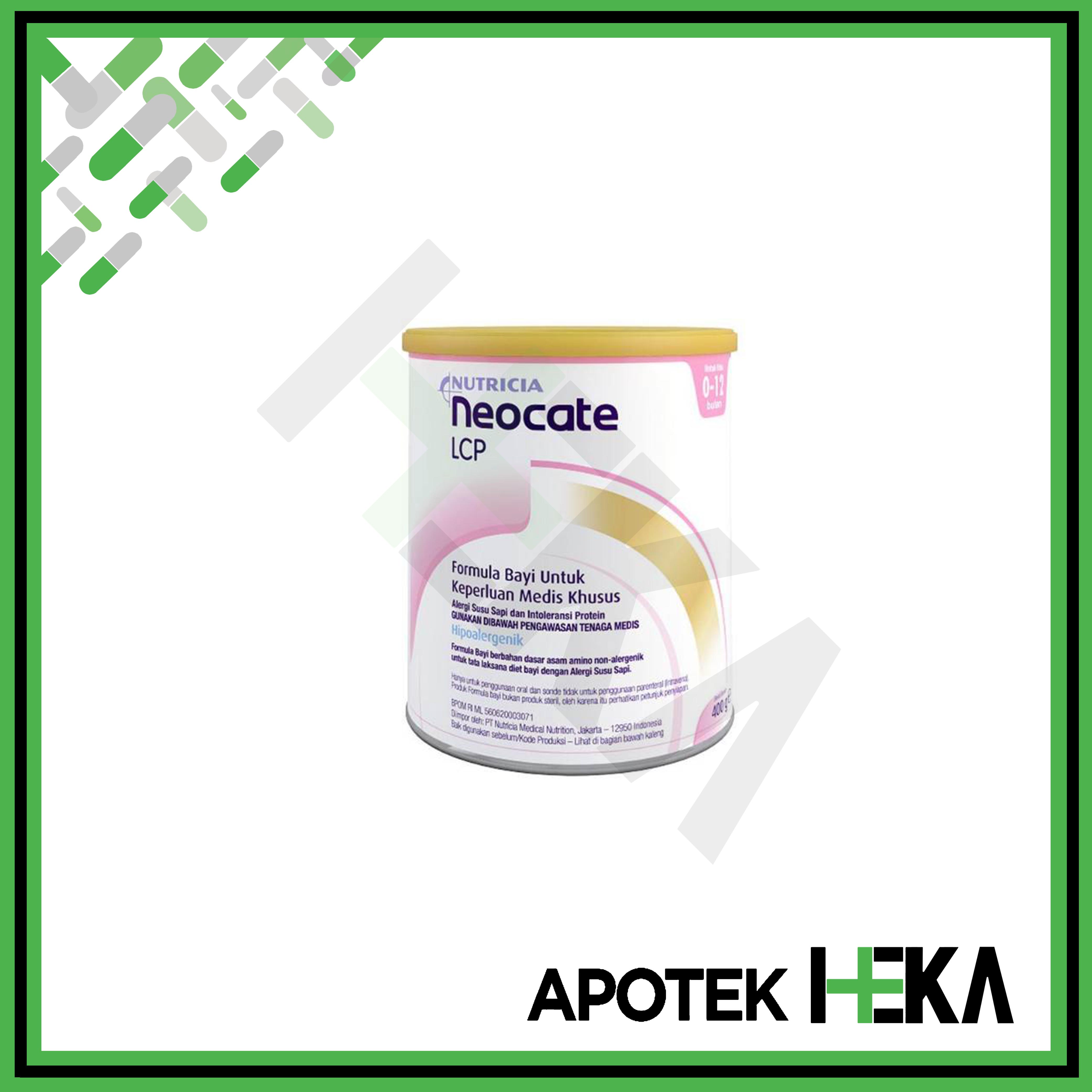 Neocate LCP 400 g - Susu Formula Alergi Susu Sapi 0-12 Bulan | Lazada Indonesia