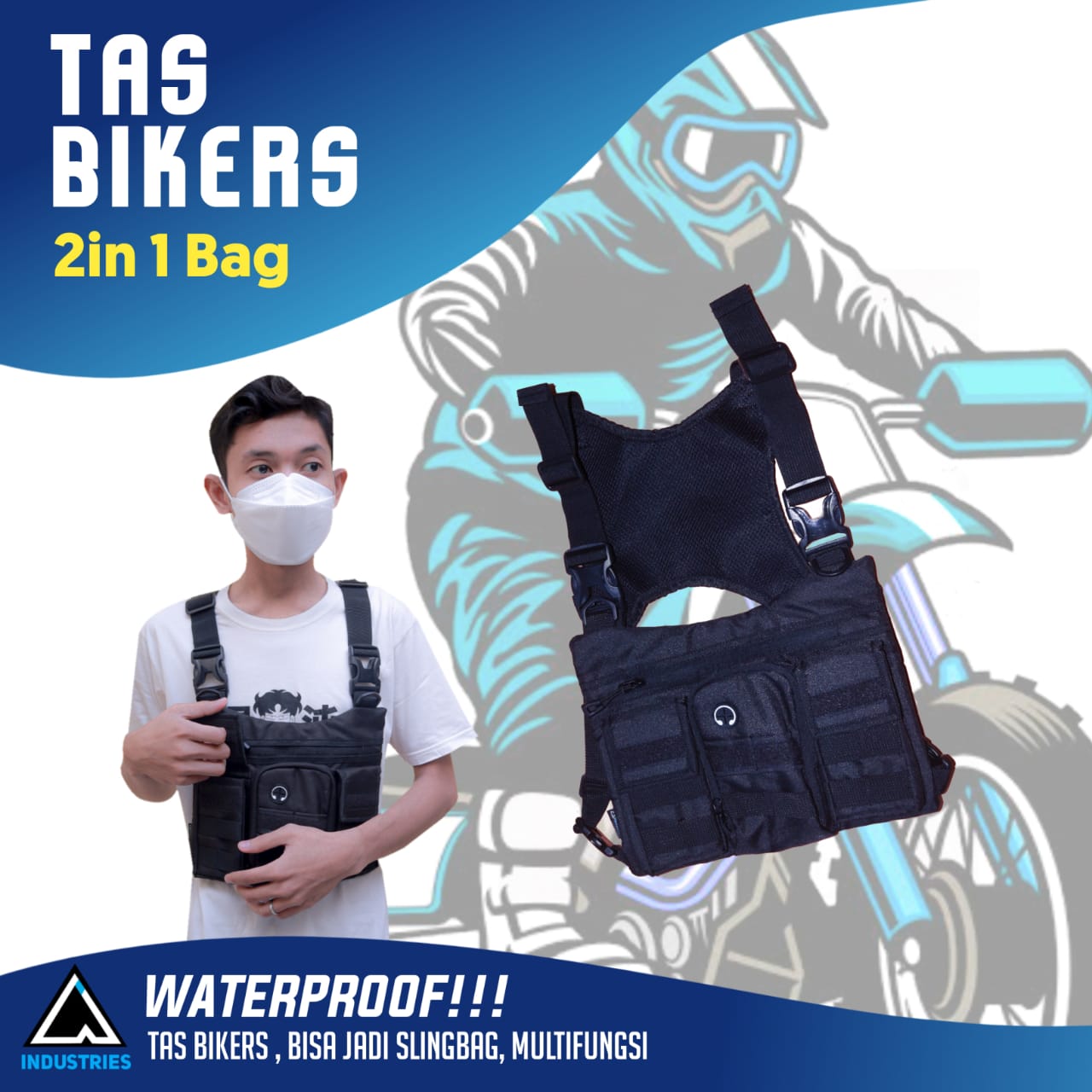 Tas Dada Model Polisi Atau Detektif Keren Dan Modis 100% Original Produk | Lazada Indonesia