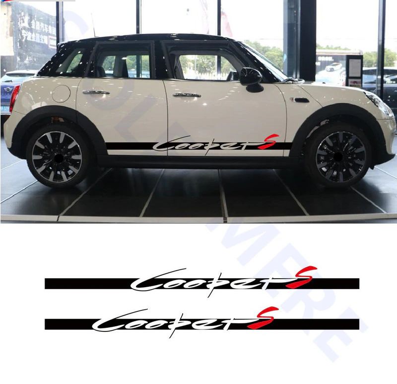 Stiker mobil mini cooper stiker list pintu mobil Stiker mobil bmw mini ...