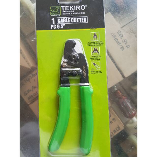 Tekiro cable cutter 6.5 inch TANG POTONG KABEL TEKIRO PL-CC1695 ...