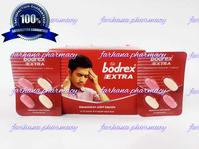 Promo Asli & Murah Bodrex Extra / meredakan sakit kepala dewasa / per 2 ...