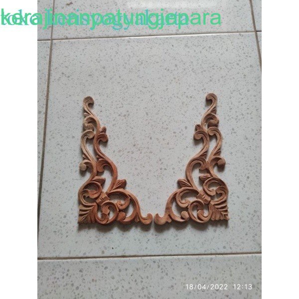Ornamen Ukir Tempel Ukiran Kayu Ornamen Sudut Ornamen Mebel | Lazada ...