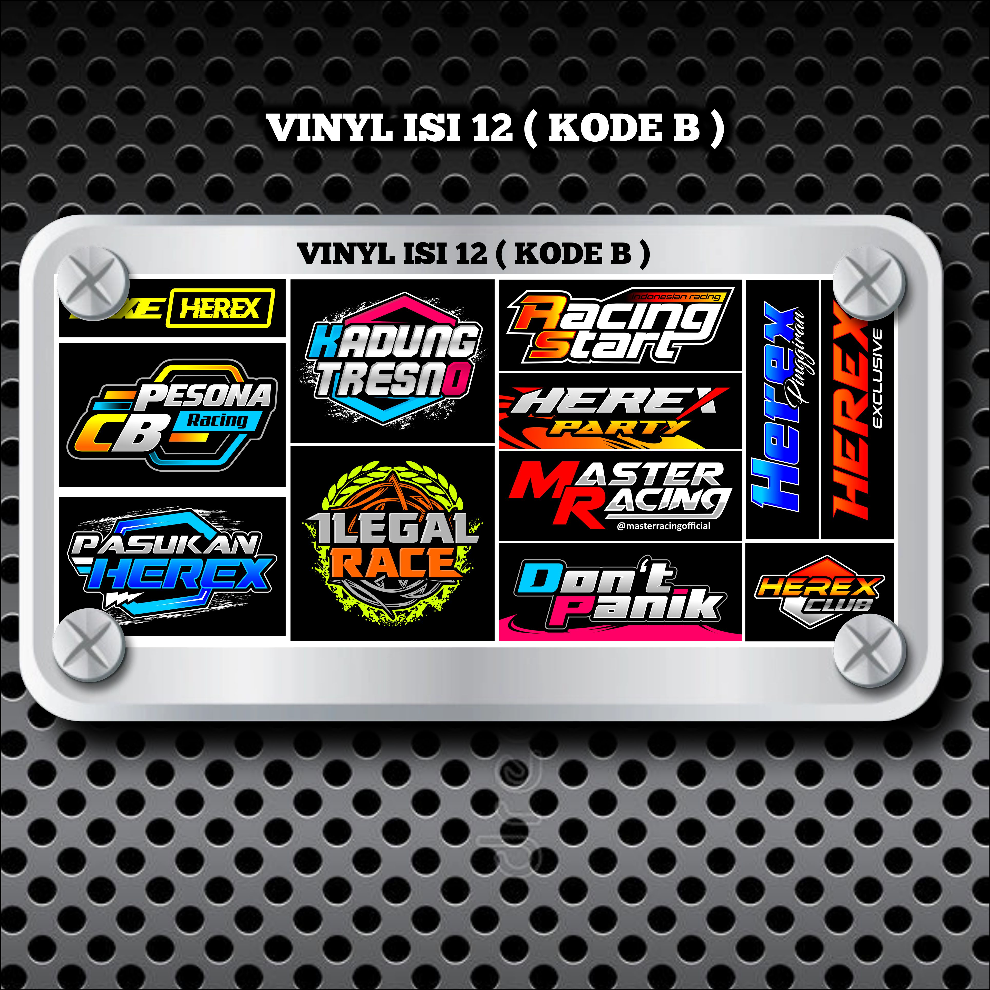 Sticker Racing Stiker Motor | Lazada Indonesia