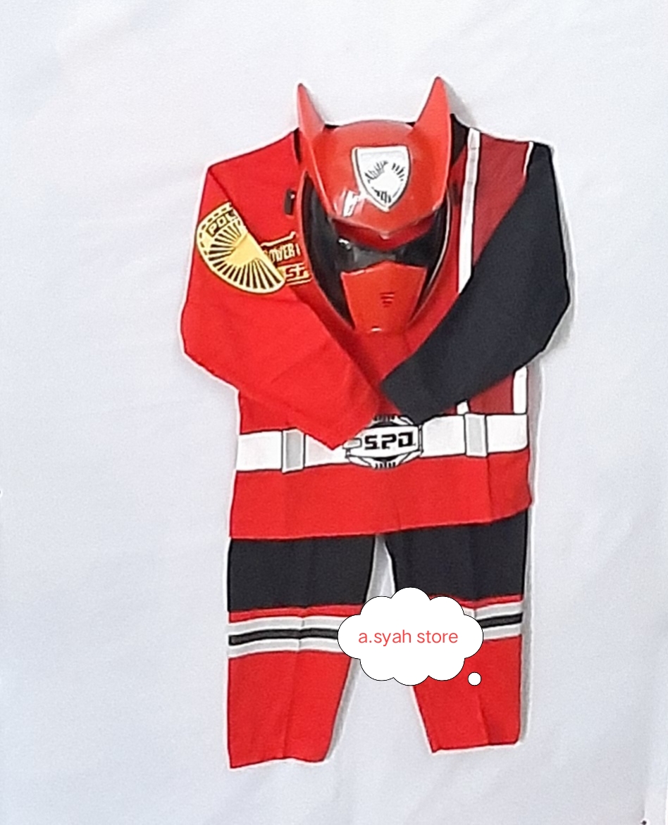 Kostum Topeng Superhero Baju Anak Power Rangers SPD | Lazada Indonesia
