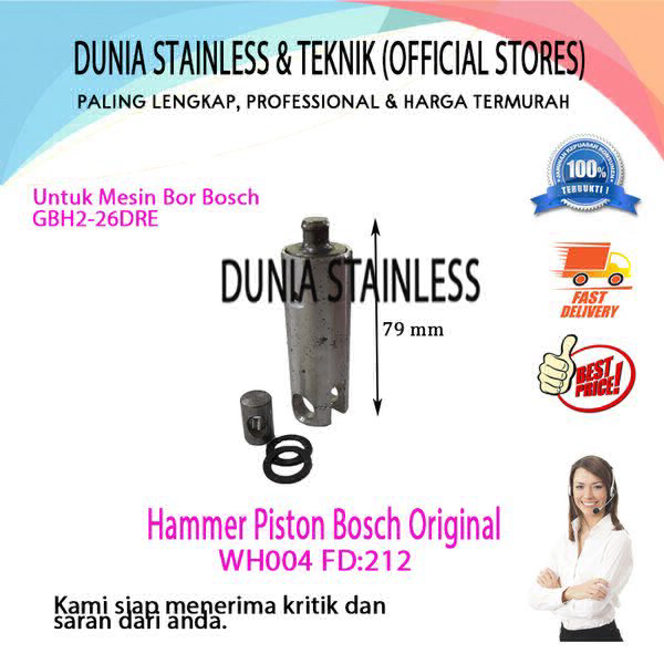 Hammer Piston Bosch ASLI WH004 FD212 untuk mesin bor bosch | Lazada ...