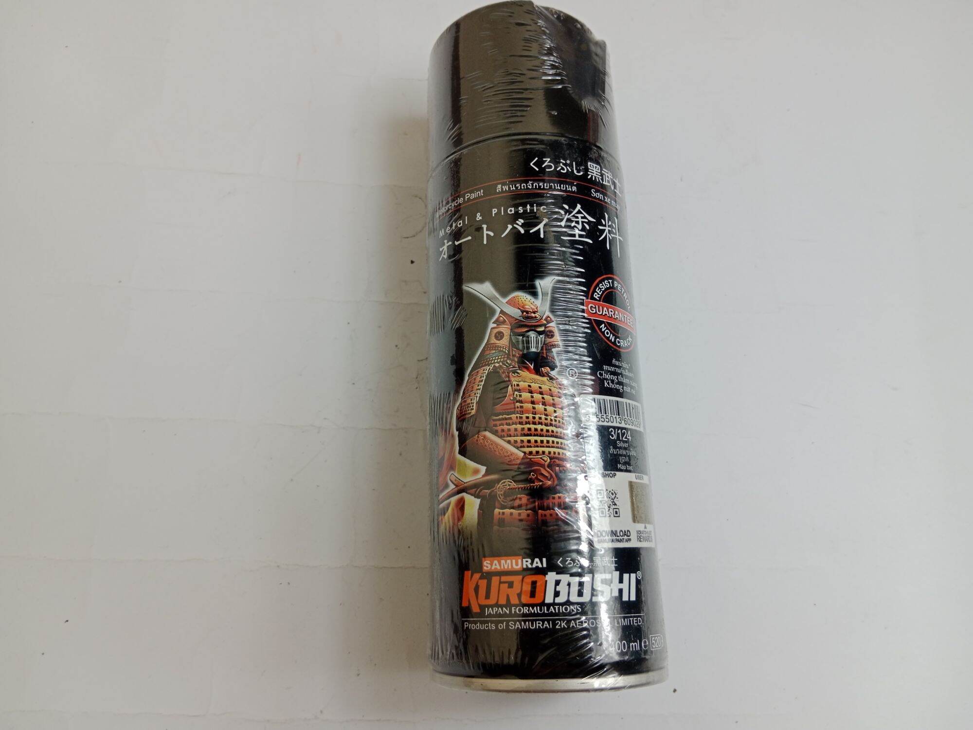 pilok pilox samurai kurobushi warna silver 124 400ml,cat semprot ...