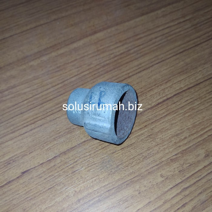 reducer vlok v sok sock besi galvanis 1 x 1/2 bspt drat 1" 1/2" g bran ...