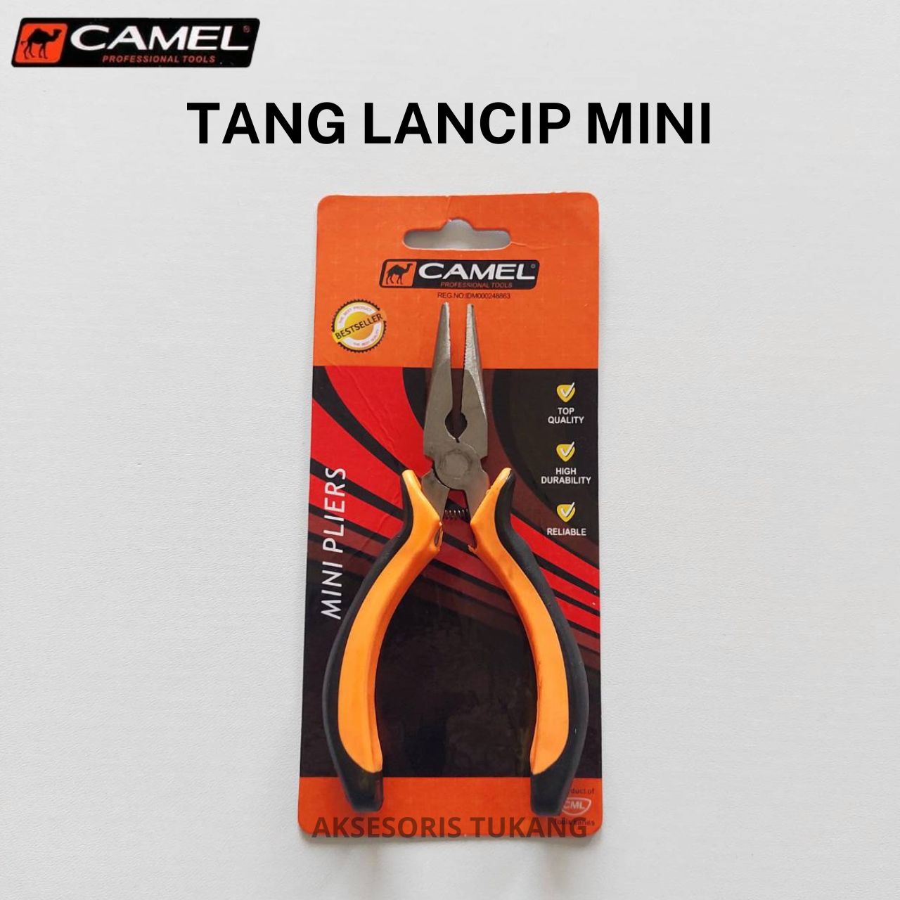 Camel Tang Mini Lancip 4.5 Inch / Tang Kecil Pendek 4.5" / Tang Cucut ...