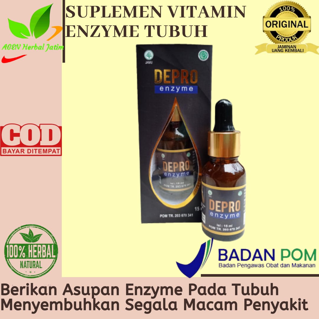 Suplemen Kesehatan Obat Tetes Herbal Enzym Depro Nasa Obat Segala ...