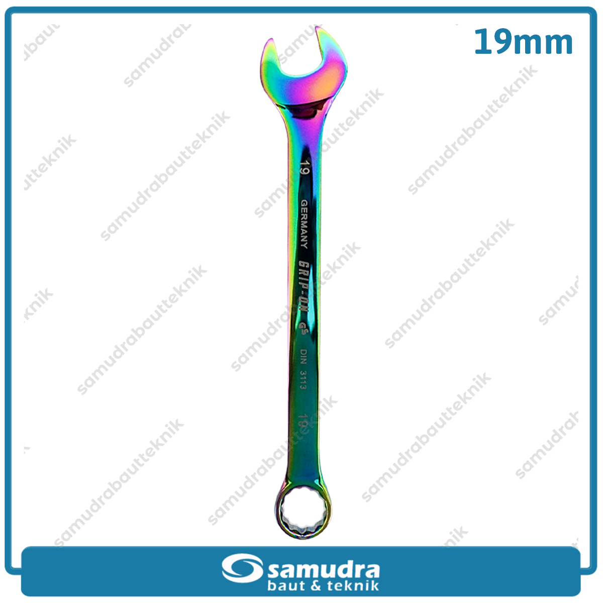 Kunci Ring Pas GRIP ON 19 mm Combination Spanner Wrench Titanium Murah ...