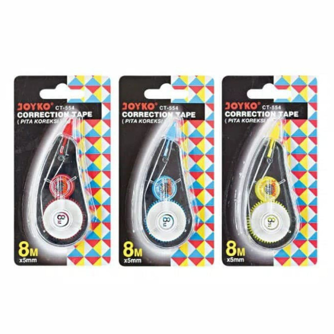 Tipex / Correction Tape Joyko CT 559 Jenis: Tipex kertas Ukuran: 5mm ...