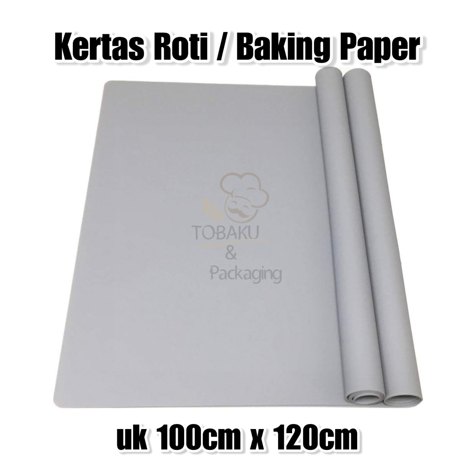 KERTAS ROTI Warna Abu (per 2 lembar) / Baking Paper / Kertas Kue / Alas ...