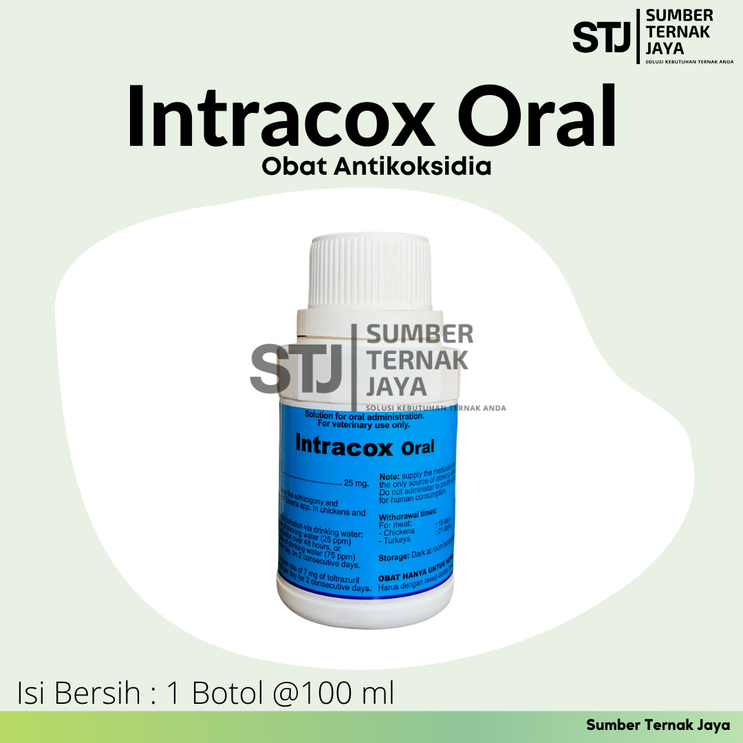 Intracox Oral 100 ml - Obat Koksidiosis Koksi Mencret Diare Kelinci ...