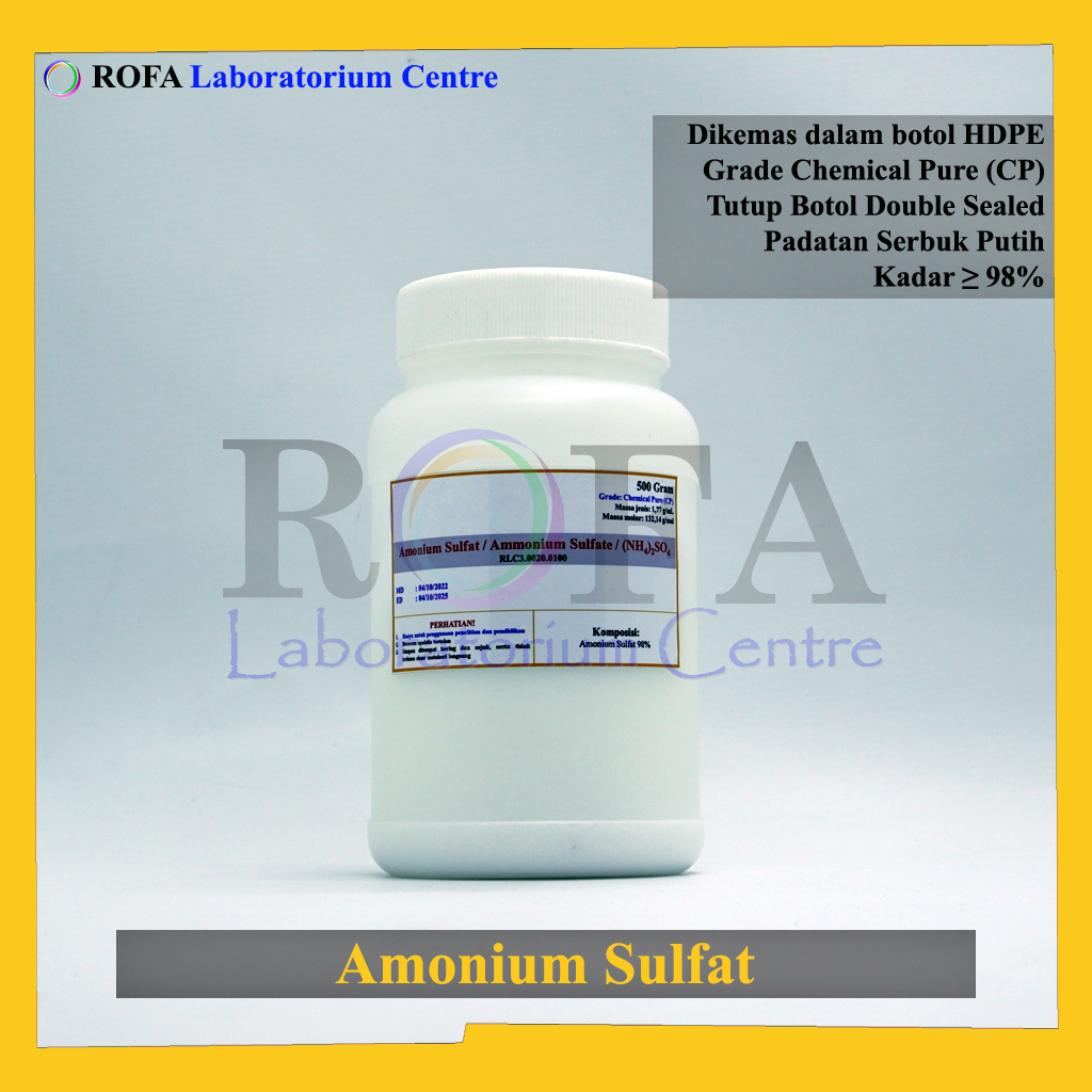 Amonium Sulfat / Ammonium Sulfate / (NH4)2SO4 CP 500 Gram | Lazada ...
