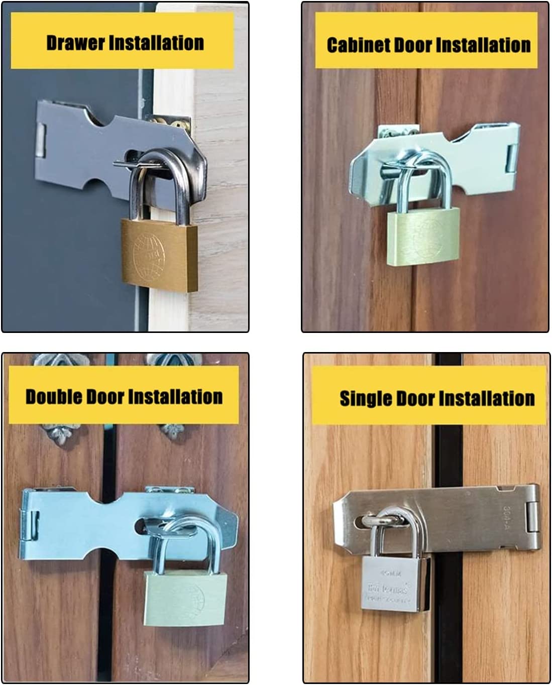 Kait Gembok Kunci Pintu Overpal 3 Inch Stainless Door Lock Latch ...