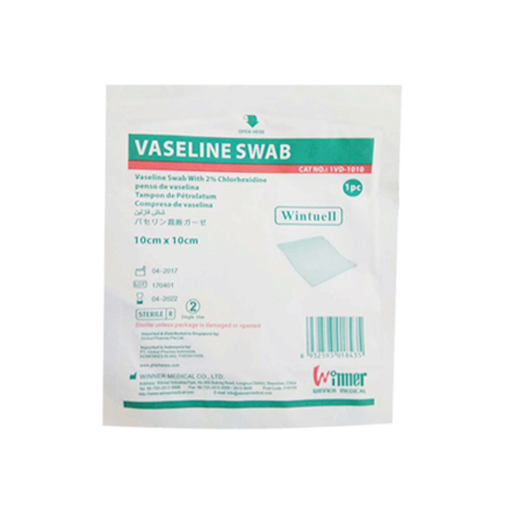 Winner Vaseline Swab Kasa Steril Antibiotik 10cmx10cm isi 10 Pcs ...