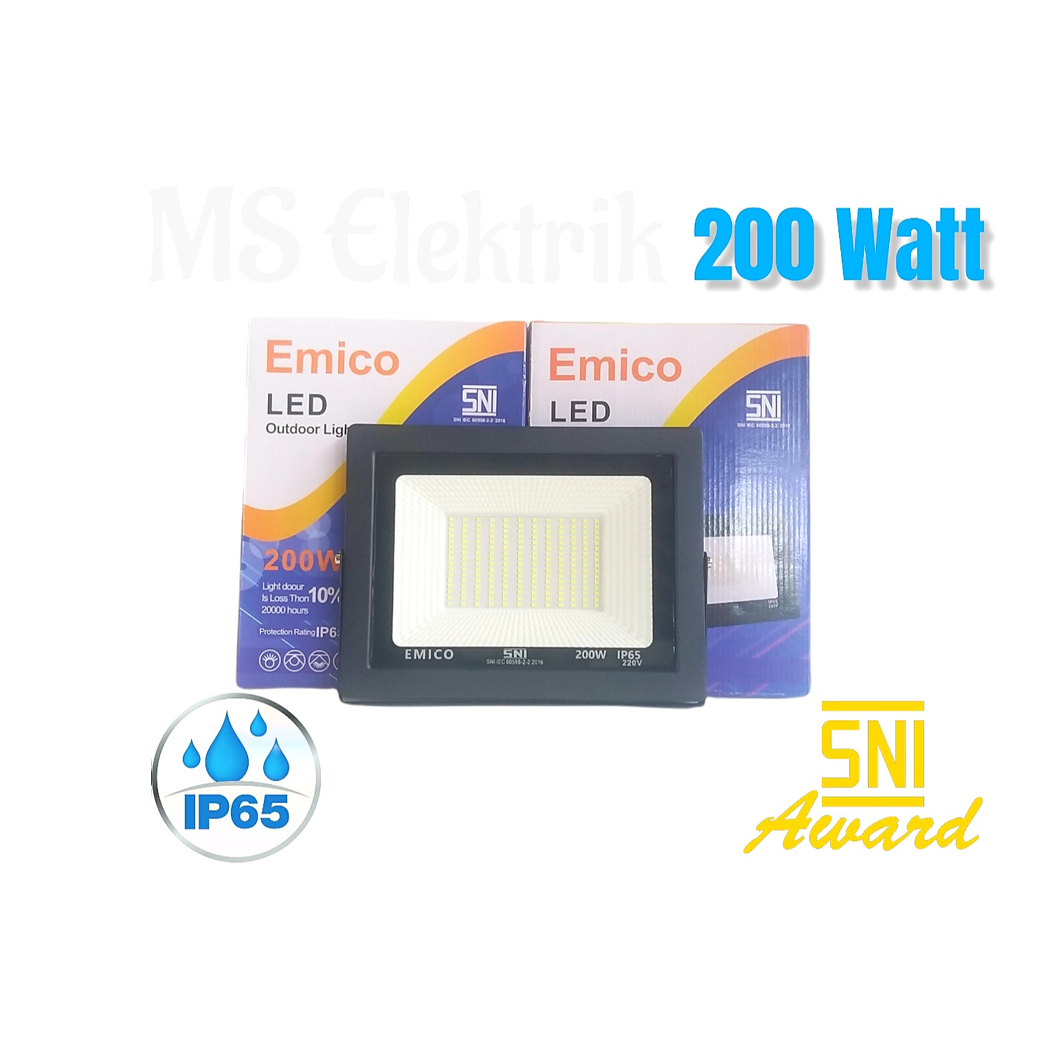 Lampu Tembak / Kap Sorot / Lampu Penerangan Outdoor / Flood Light 200 ...