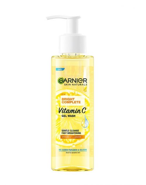Garnier Bright Complete Vitamin C Gel Wash 120ml (PUMP)| Pembersih ...