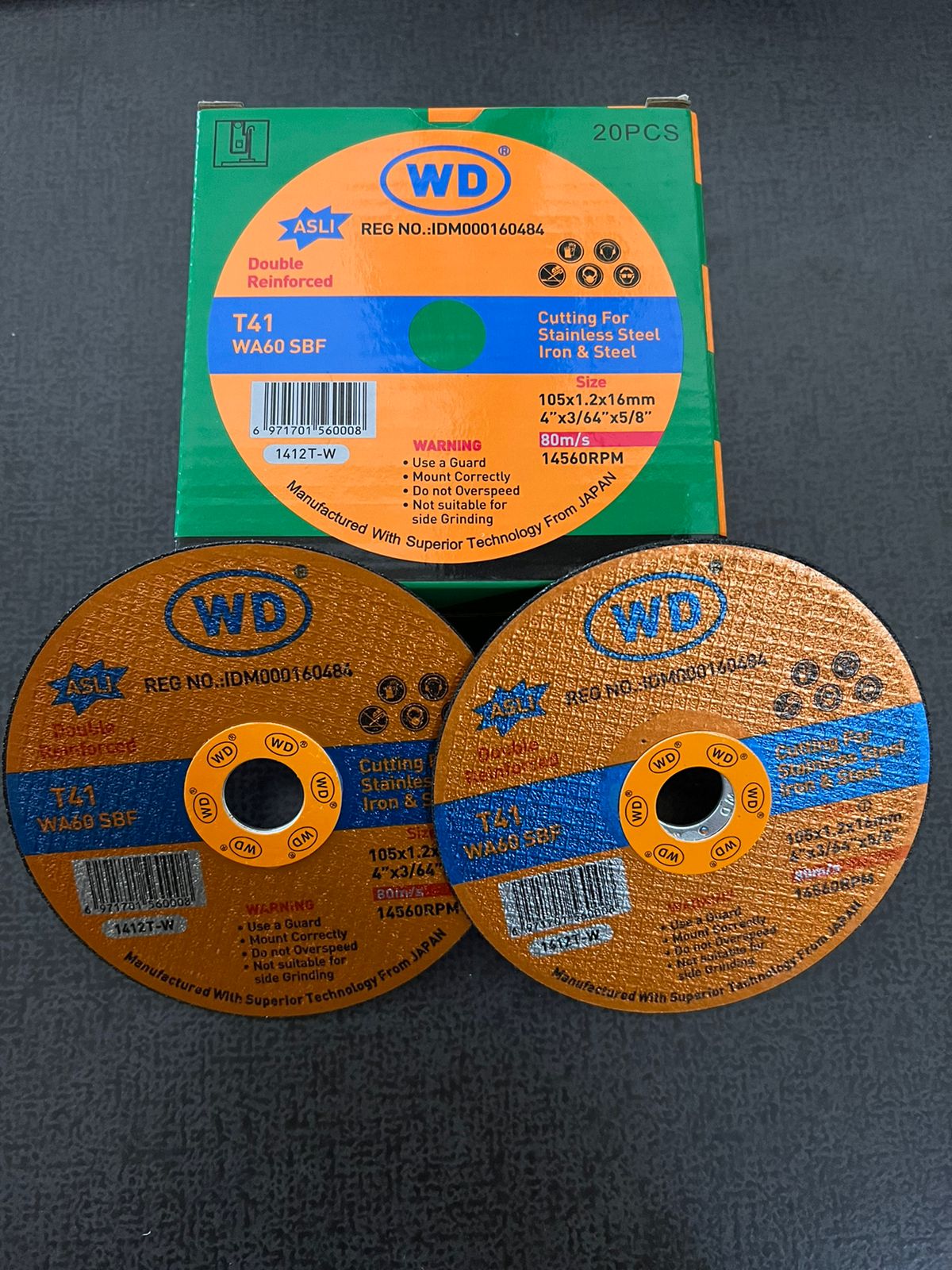 Mata Gerinda Potong WD Cutting 4" 1 Dus ( 20 PCS ) Original | Lazada ...