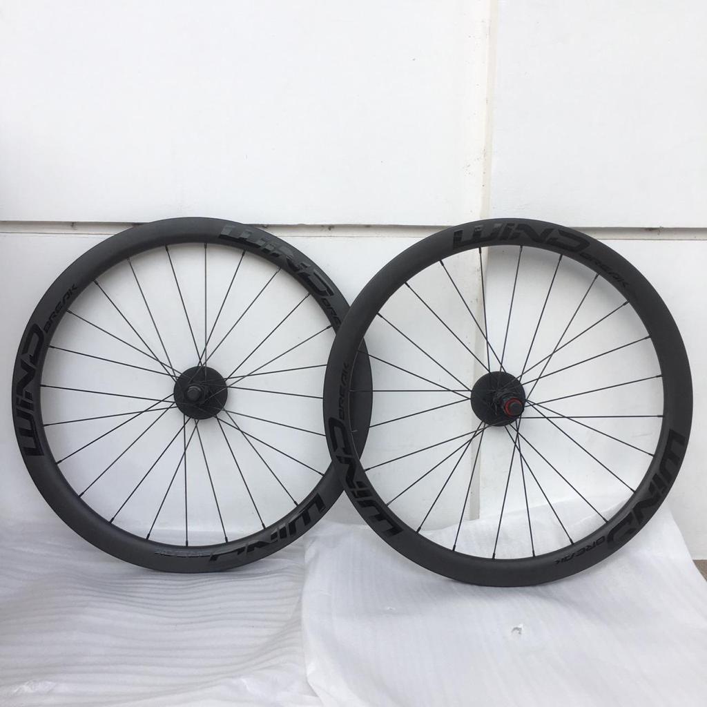 Wheelset 700c WINDBREAK Carbon Roadbike Discbrake TA Gravel Bike Road ...