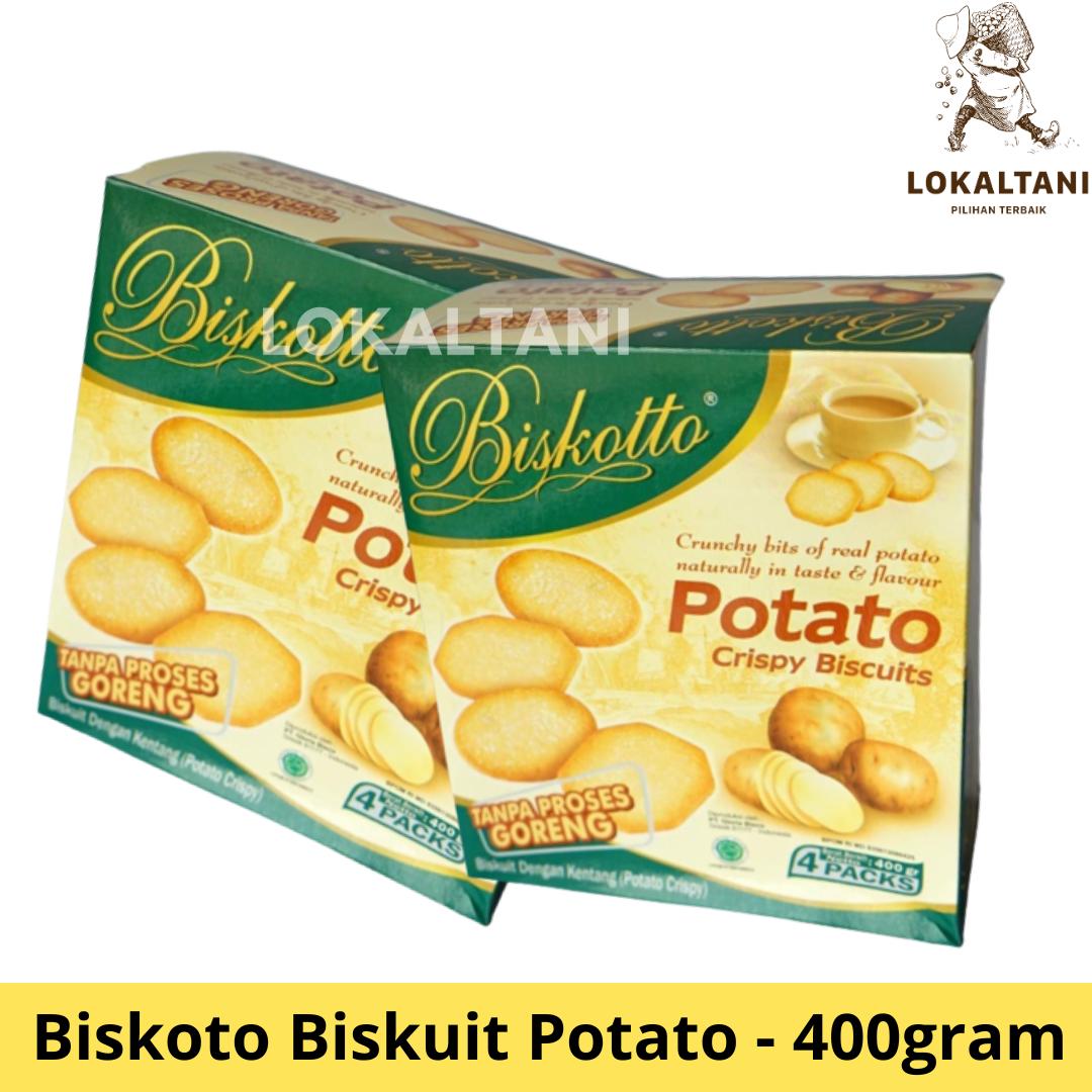 Biskuit Kentang /Biskuit Rasa Kentang asli/ Biskotto Potato Crispy ...