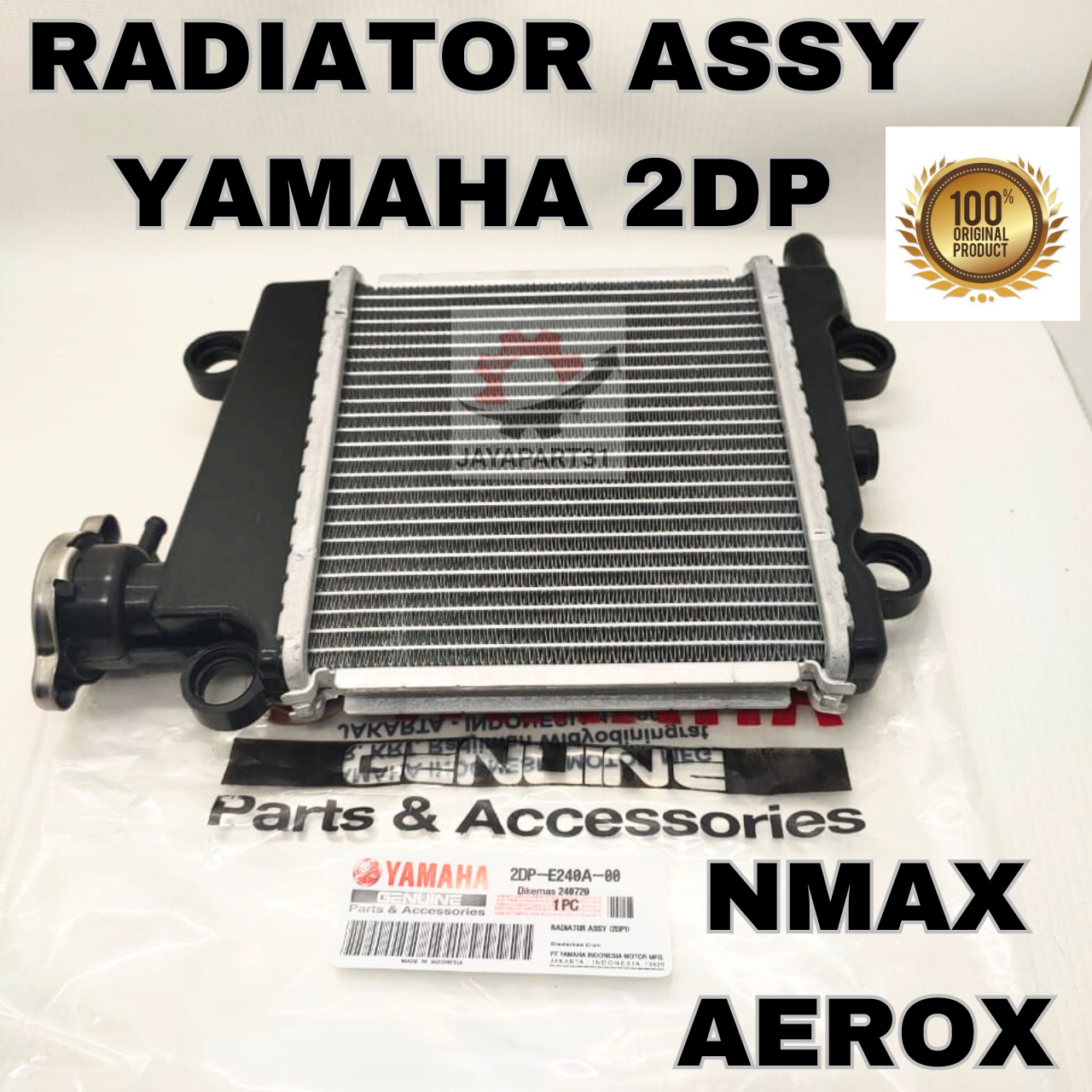 RADIATOR YAMAHA YGP 2DP ASSY KUALITAS ASLI ORIGINAL YAMAHA | Lazada ...