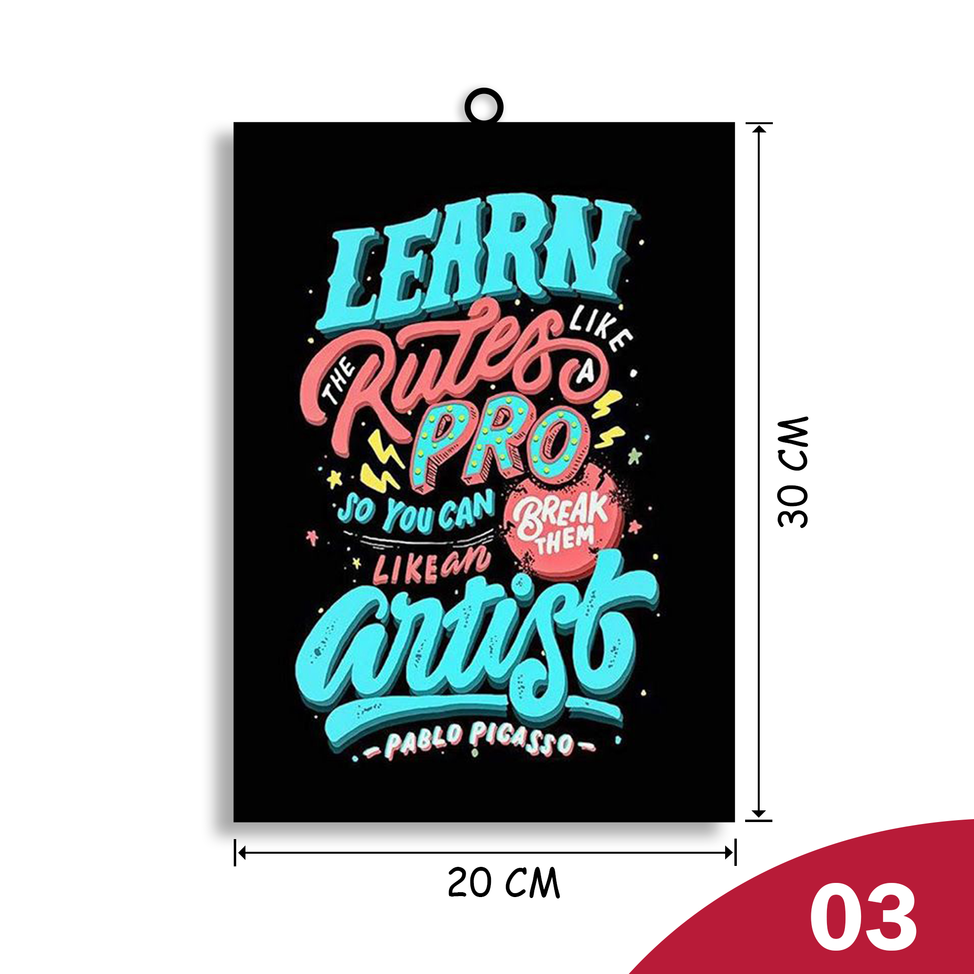 Hiasan Dinding Tema Quotes Aesthetic Ful Color Terbuat Dari Papan Kayu Mdf Tebal Anti Ribet