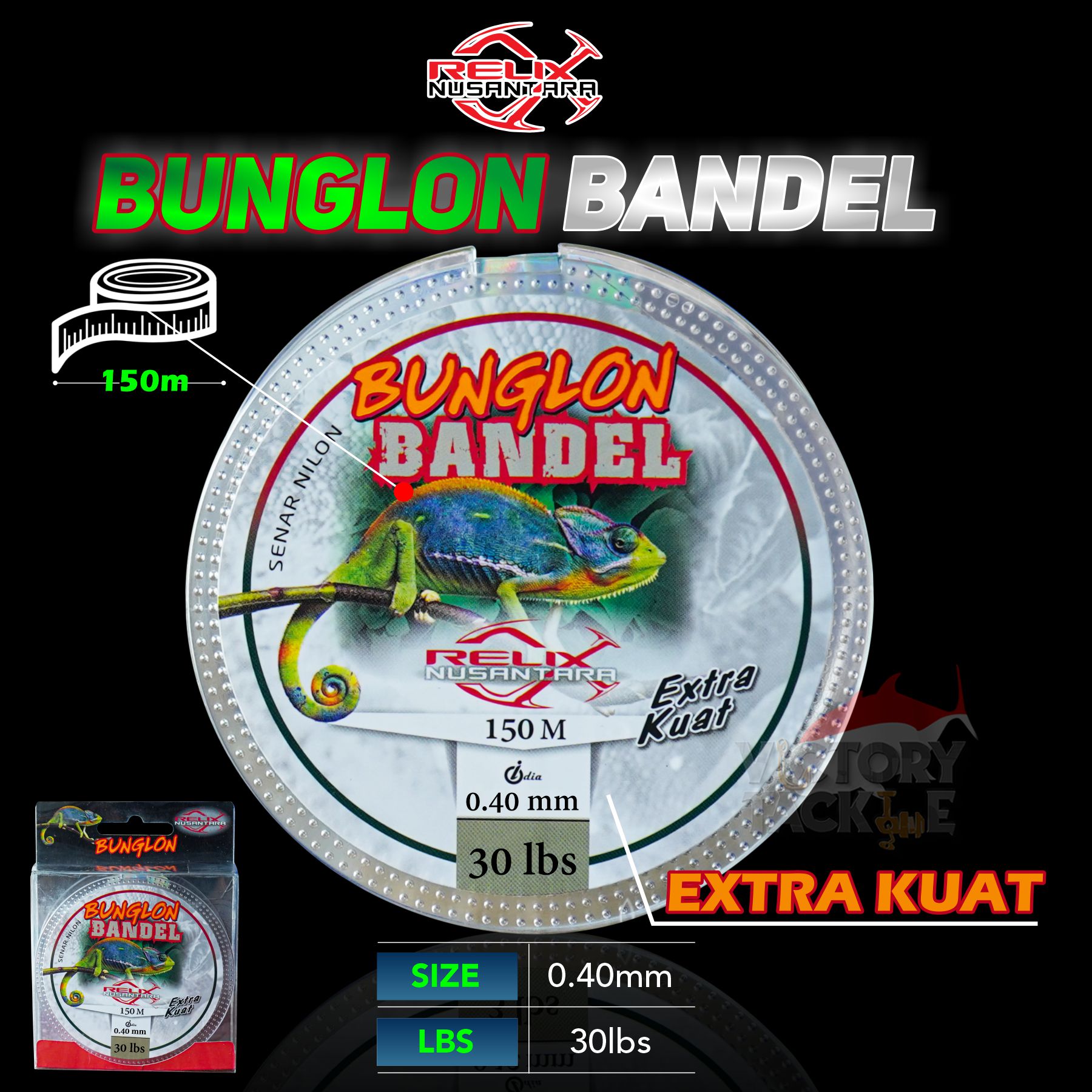 Extra Bonus | SENAR PANCING RELIX NUSANTARA BUNGLON BANDEL Senar nylon ...