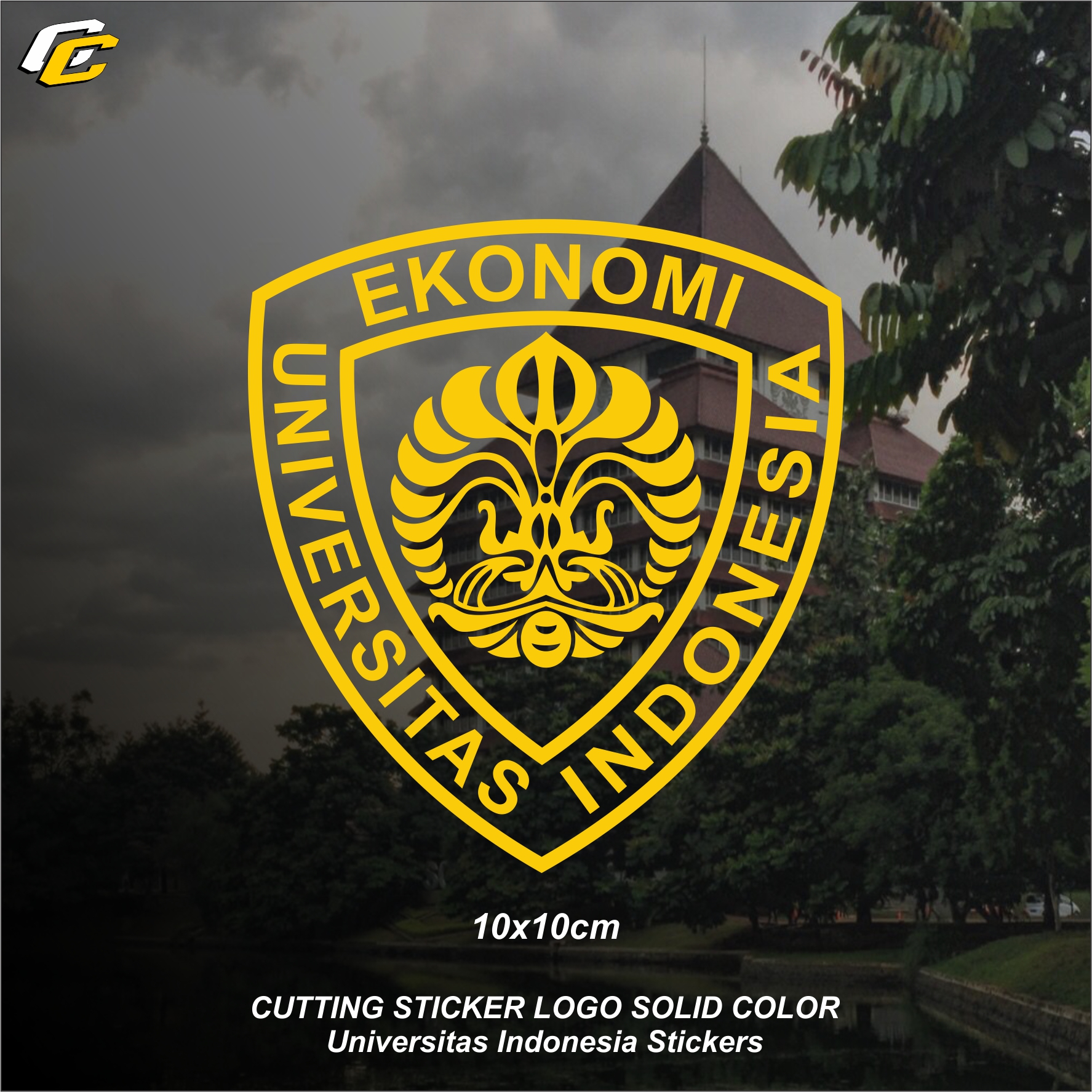 STIKER CUTTING STICKER KAMPUS UI FAKULTAS EKONOMI | UNIVERSITAS ...