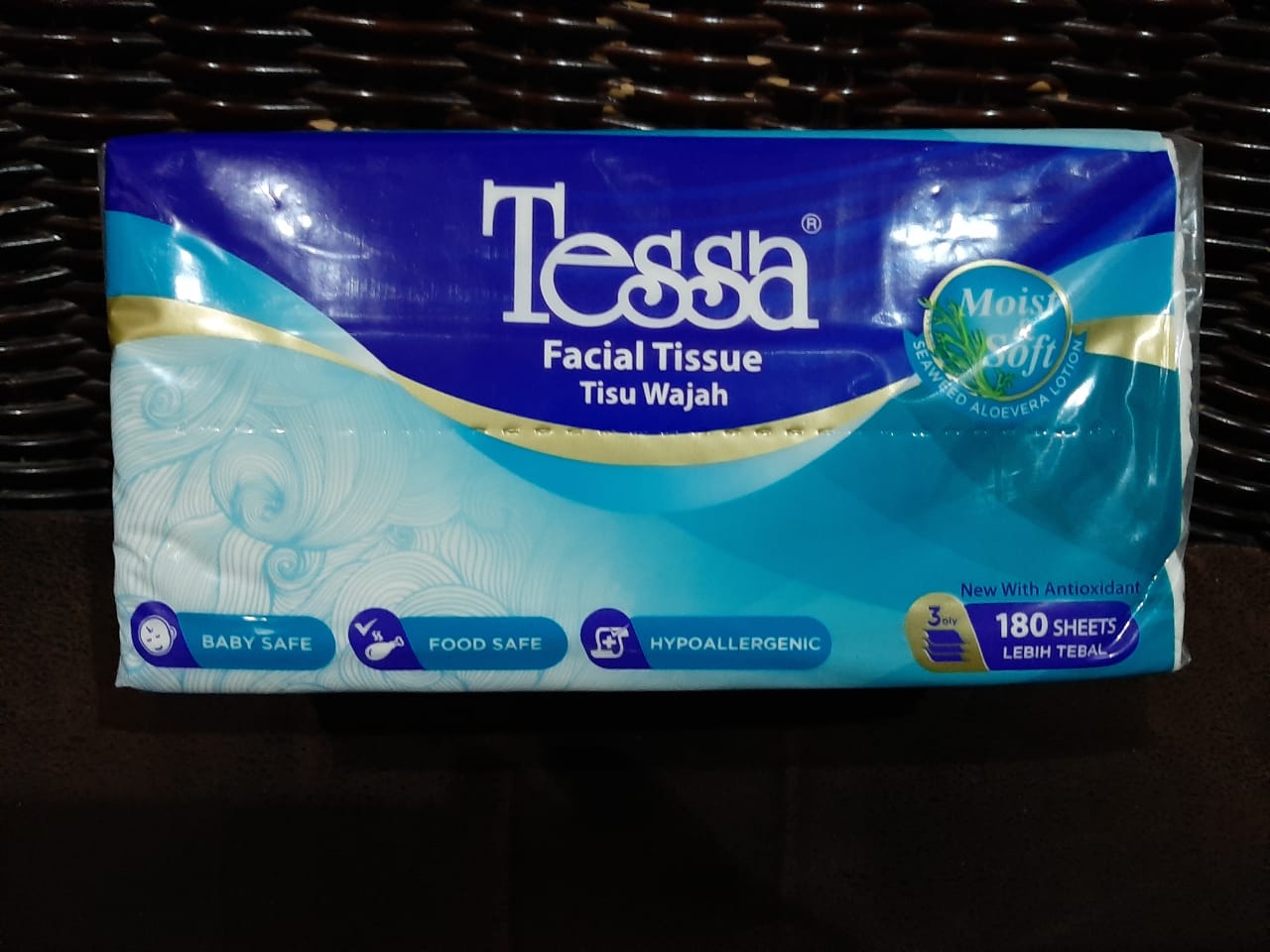 Tessa Facial Tissue 180 sheet lebih tebal Moist & Soft | Lazada Indonesia