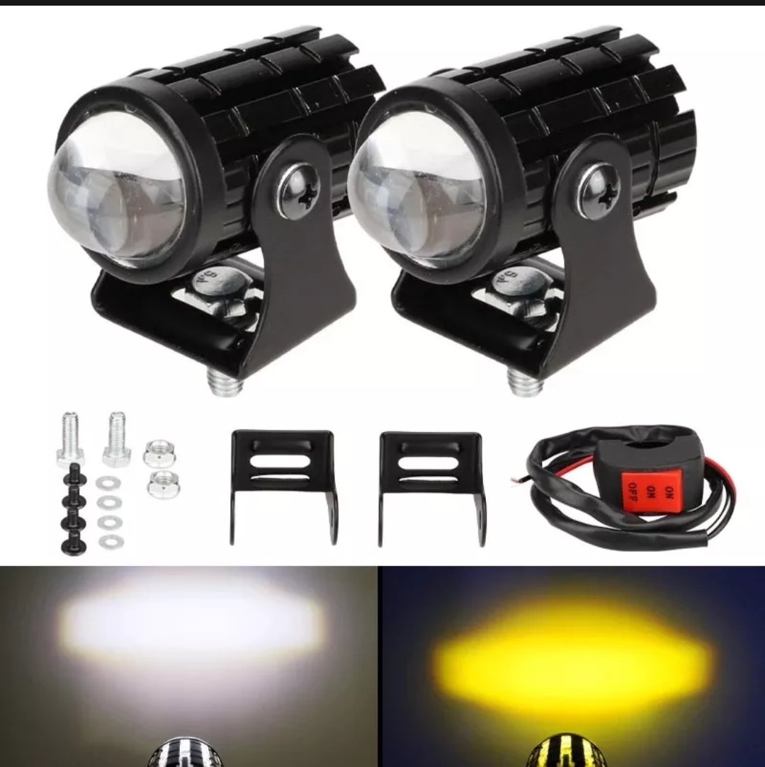 Lampu Tembak Sorot LASER GUN LED V12 D2 Mobil Motor 20Watt 2 Warna ...