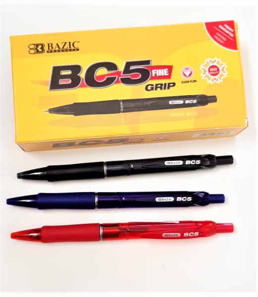 PULPEN PEN BALLPOINT RECTRACT CETREK UJUNG LANCIP NEEDLE POINT BC-5 ...