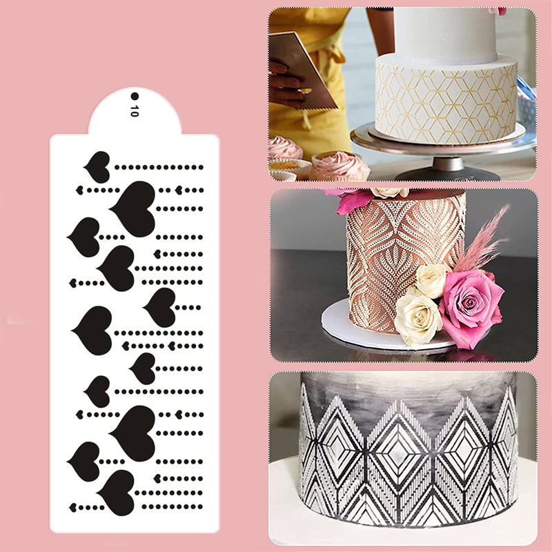Mi.more Cake Stencils Lace Pattern Motif Batik Stensil Cake Dekorasi ...