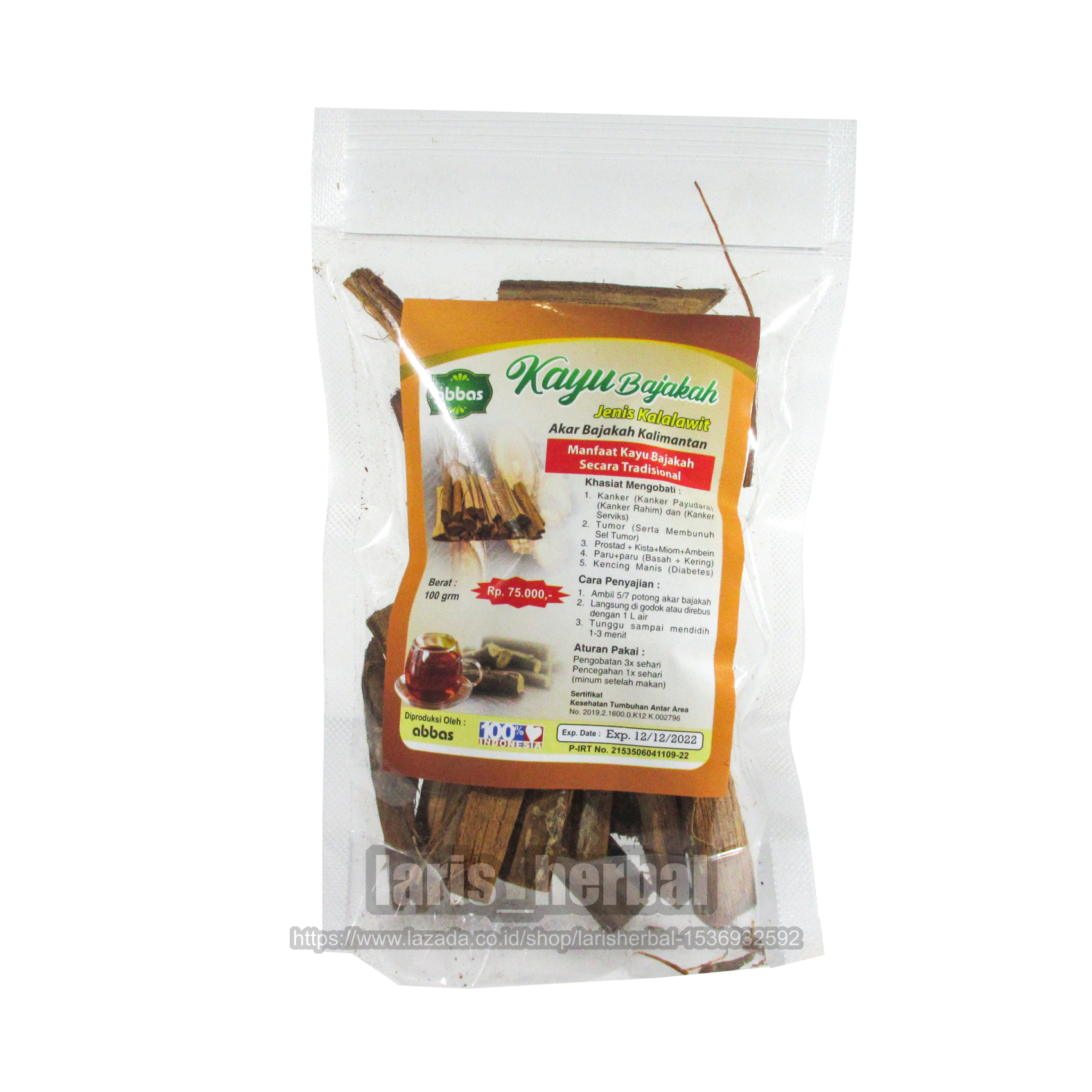 Bajakah Akar Kayu Bajaka 100 Gram | Lazada Indonesia