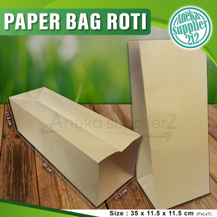 Kantong Kertas Roti / Paper Bag SOS / Fried Chicken / Snack - Cokelat ...