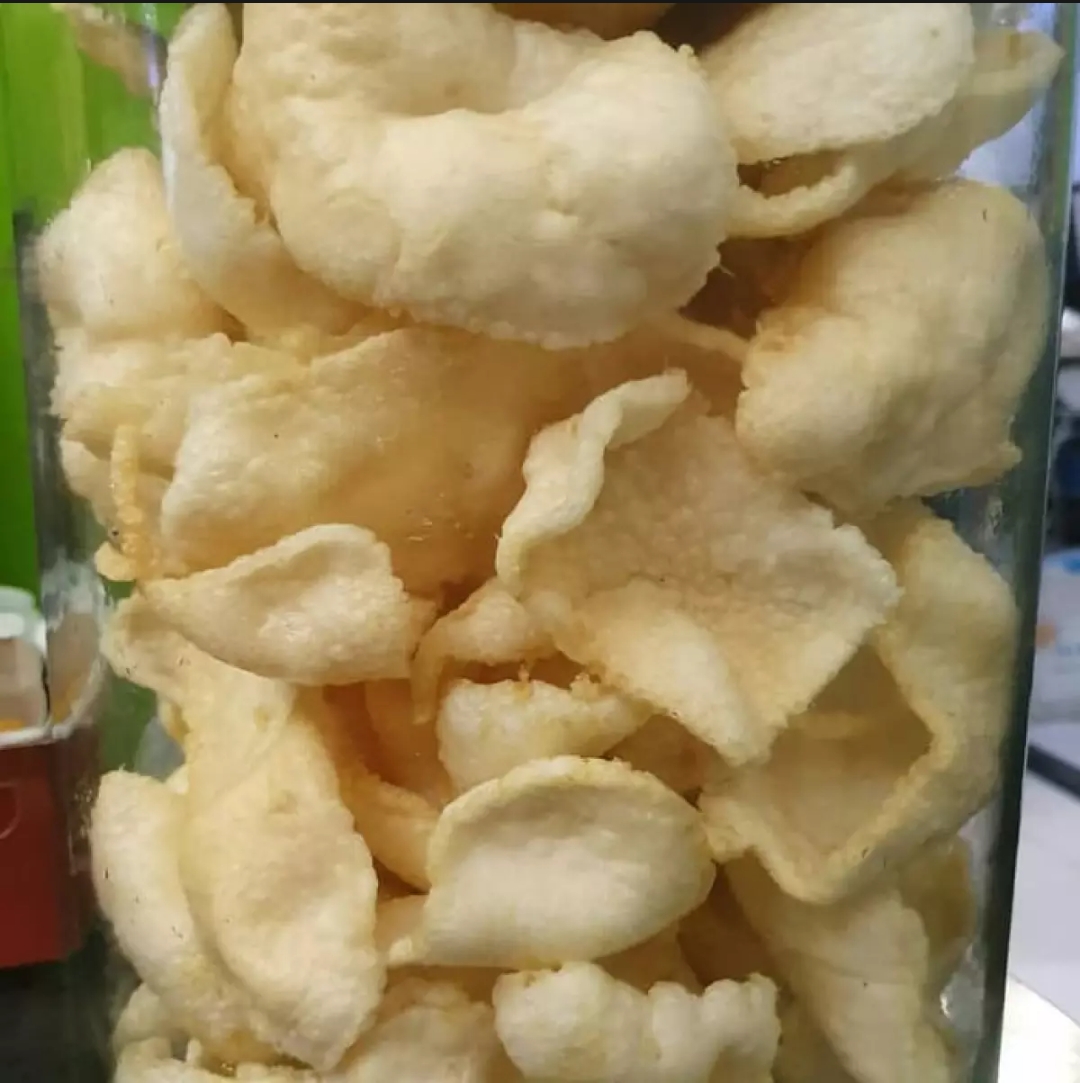 [MENTAH] 1 KG Kerupuk Puli/ Rambak KHAS Madura/ Kerupuk Oleh-Oleh ...