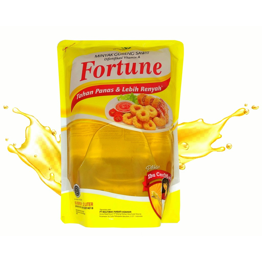FORTUNE 2 LITER MINYAK GORENG ISI 2 LITER DAN 1 LITER | Lazada Indonesia