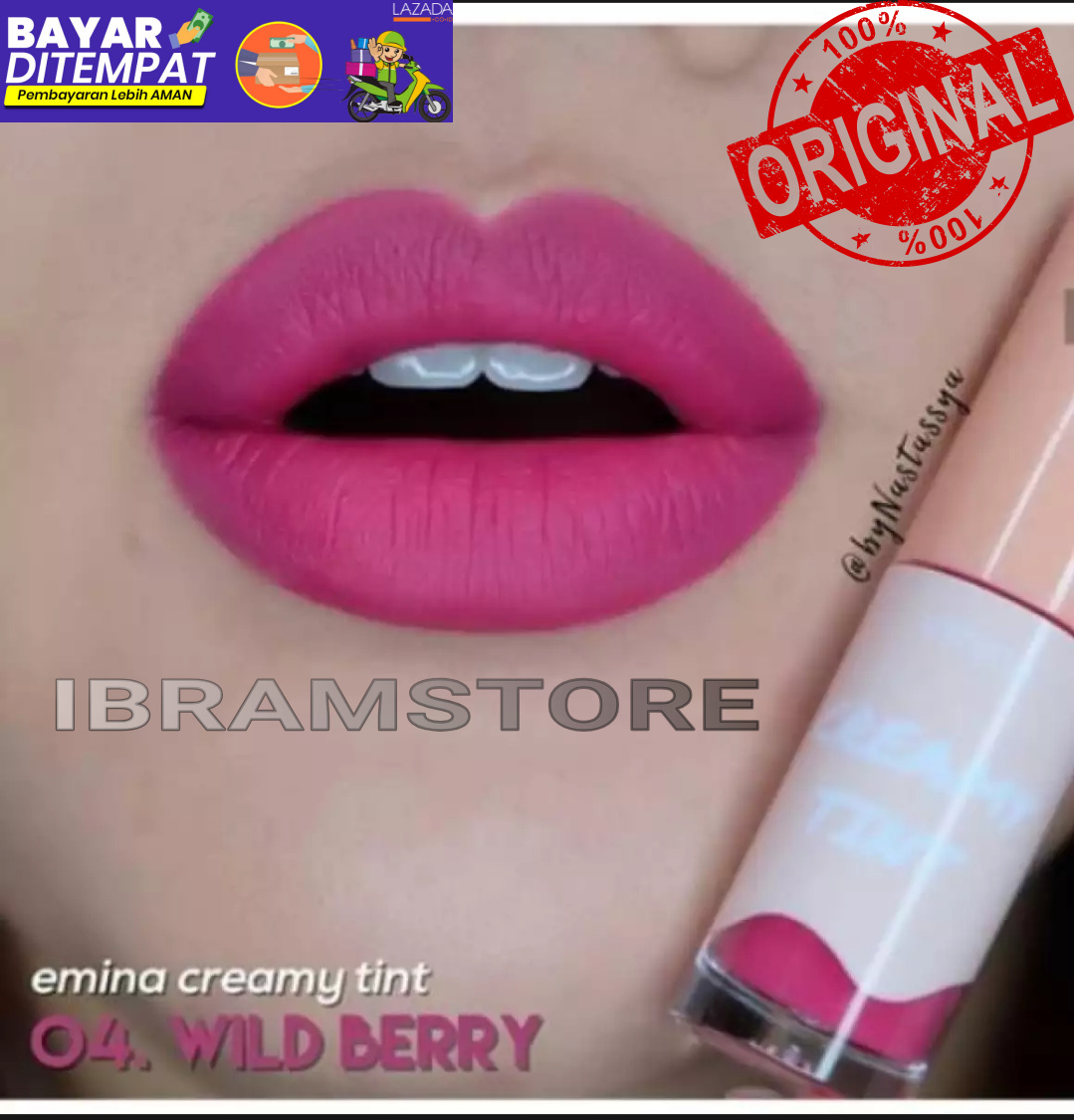 EMINA CREAMY TINT - Cream Tint - Lip Cream - Lip Tint | Lazada Indonesia