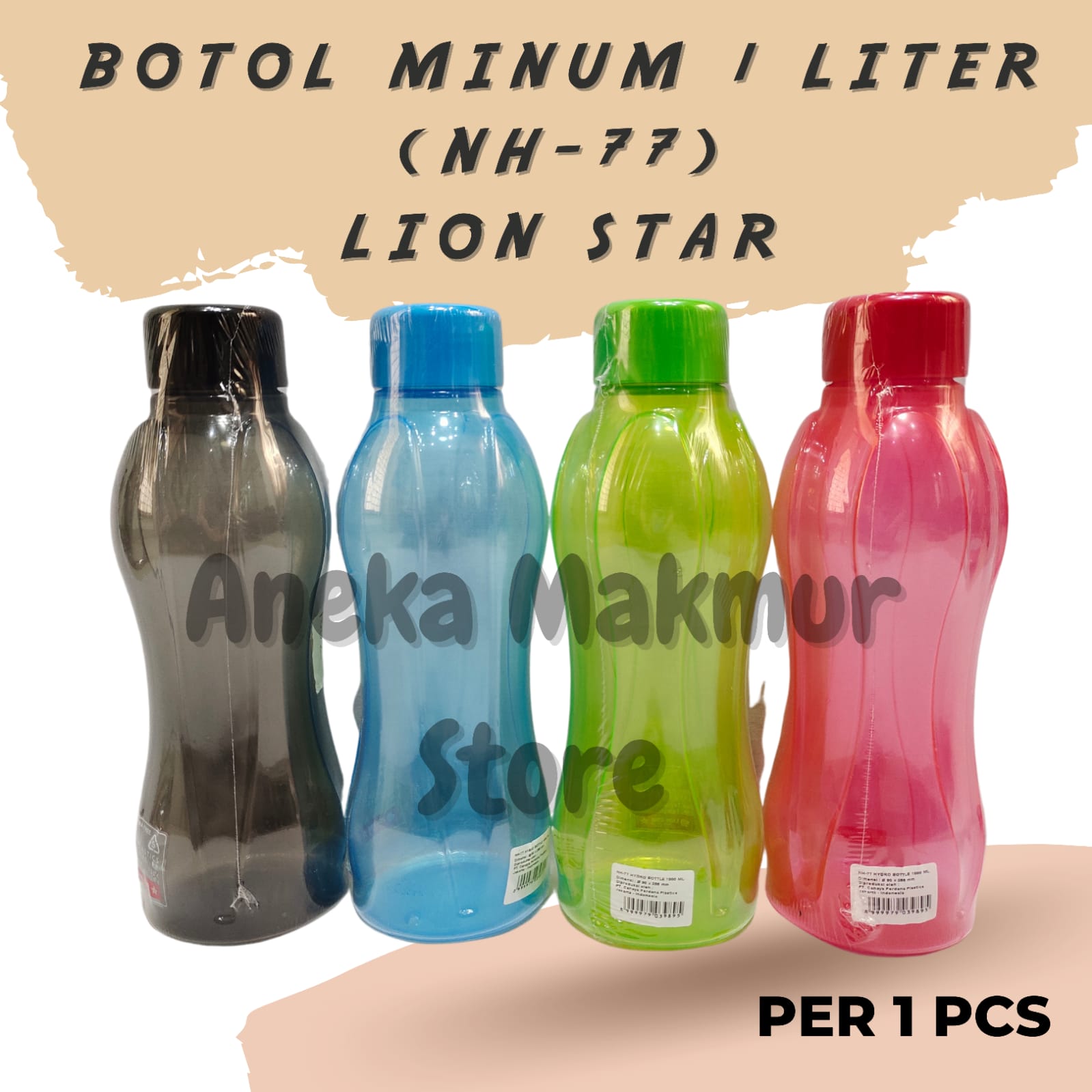 Botol Minum Lion Star 1 Liter Hydro NH-77/ Botol Minum 1000ml | Lazada Indonesia
