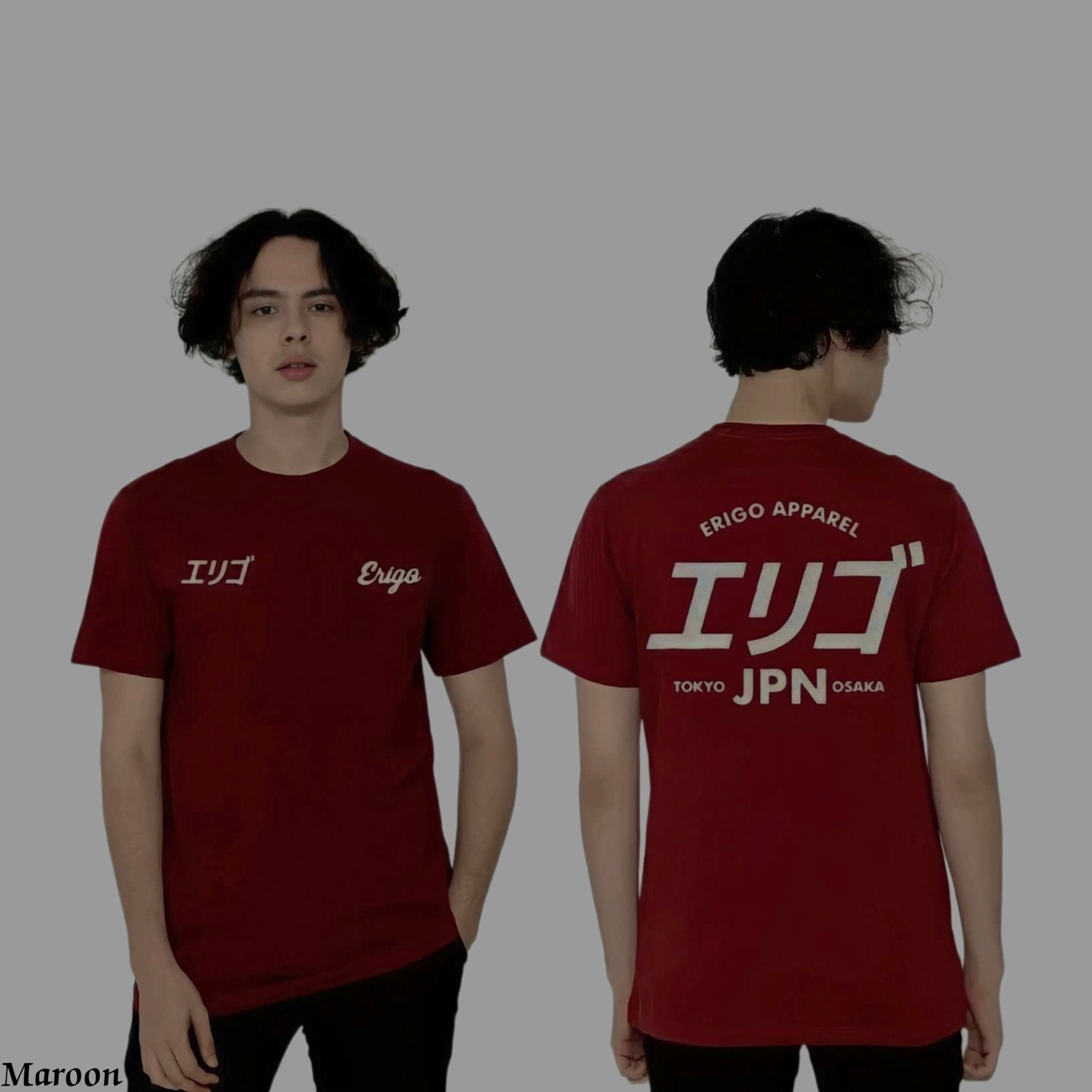 kaos erigo Willderness warna marun / erigo official shop / erigo ...