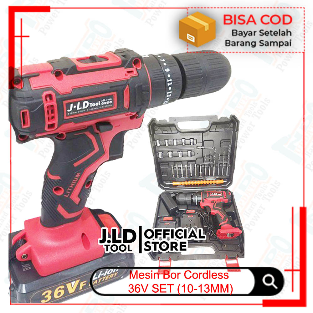 Mesin Bor 36 Volt Jld Tools mesin bor Cordless Mesin Bor Portable ...