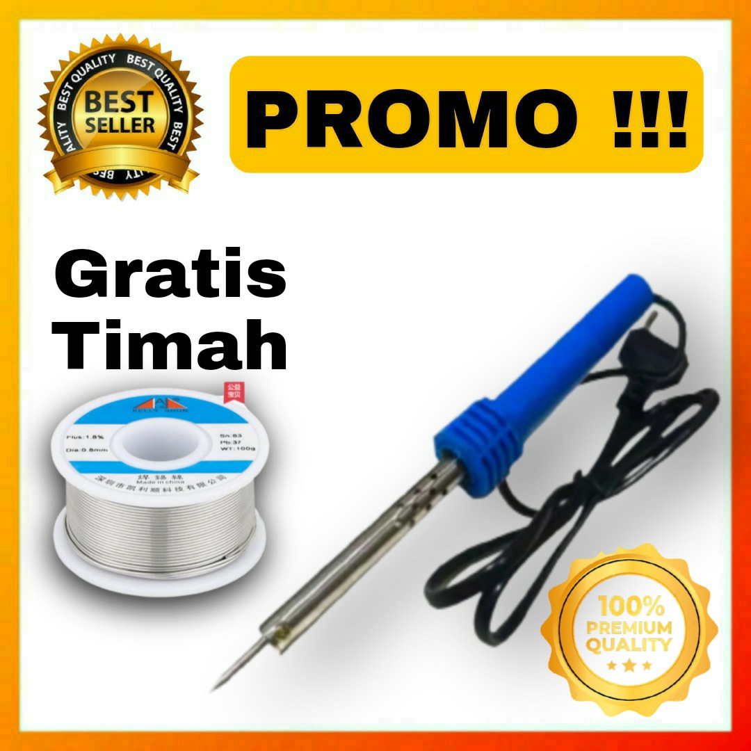 Solder Listrik Gagang 40W SOLDER KAYU EXXORA PEMANAS TEMBAGA Soldering ...