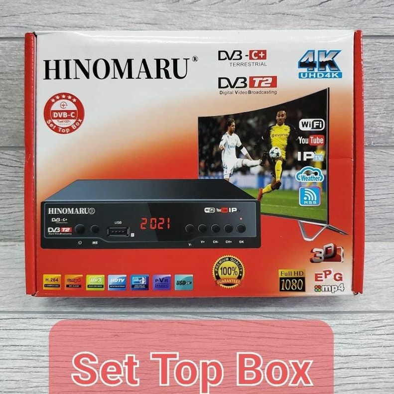 SET TOP BOX ANTENA TV DIGITAL MATRIX APLLE KUNING HINOMARU STB RECEIVER ...