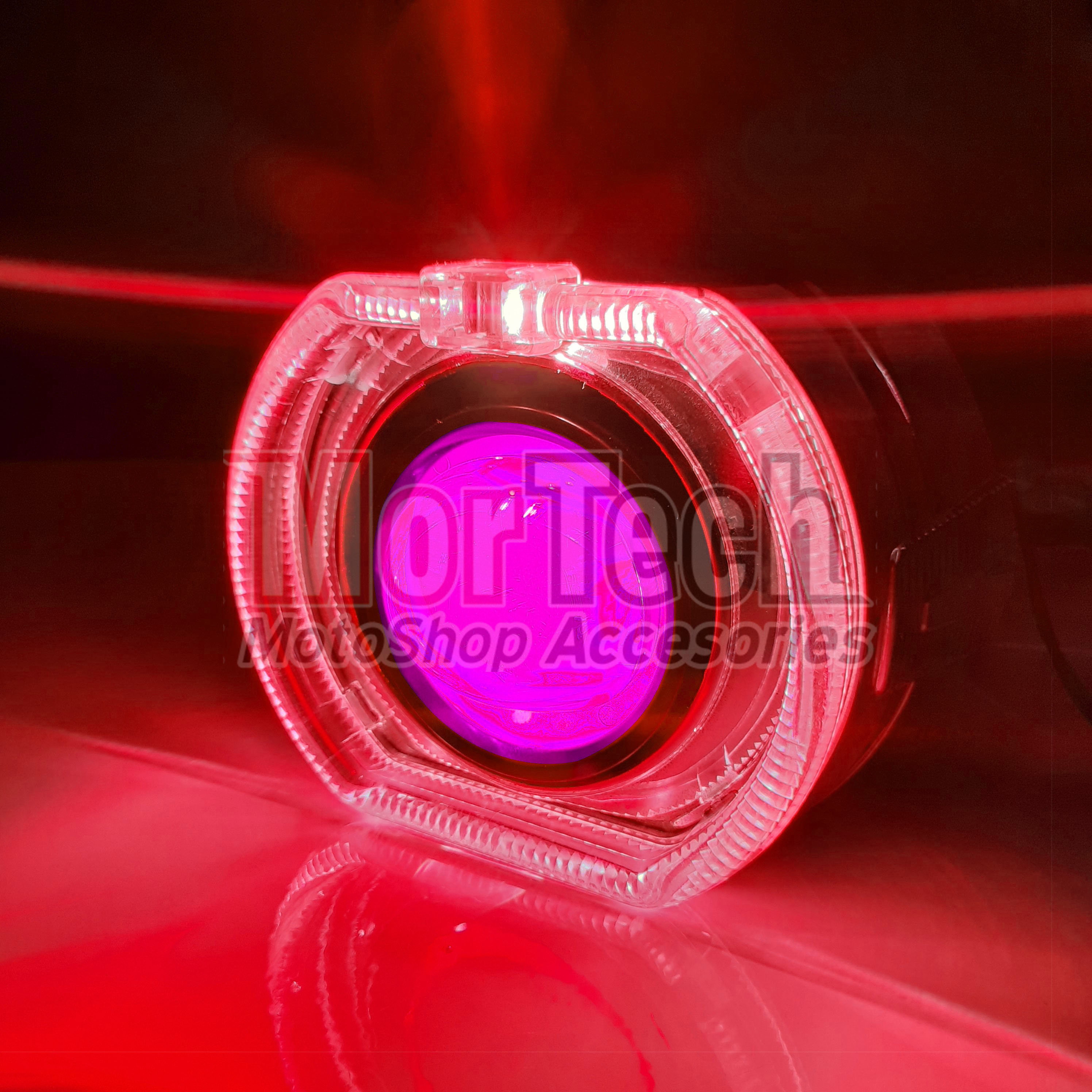 Projector Projie LED Ala Bi-LED BiLED AES Shroud BMW 2.5inch + Demon ...