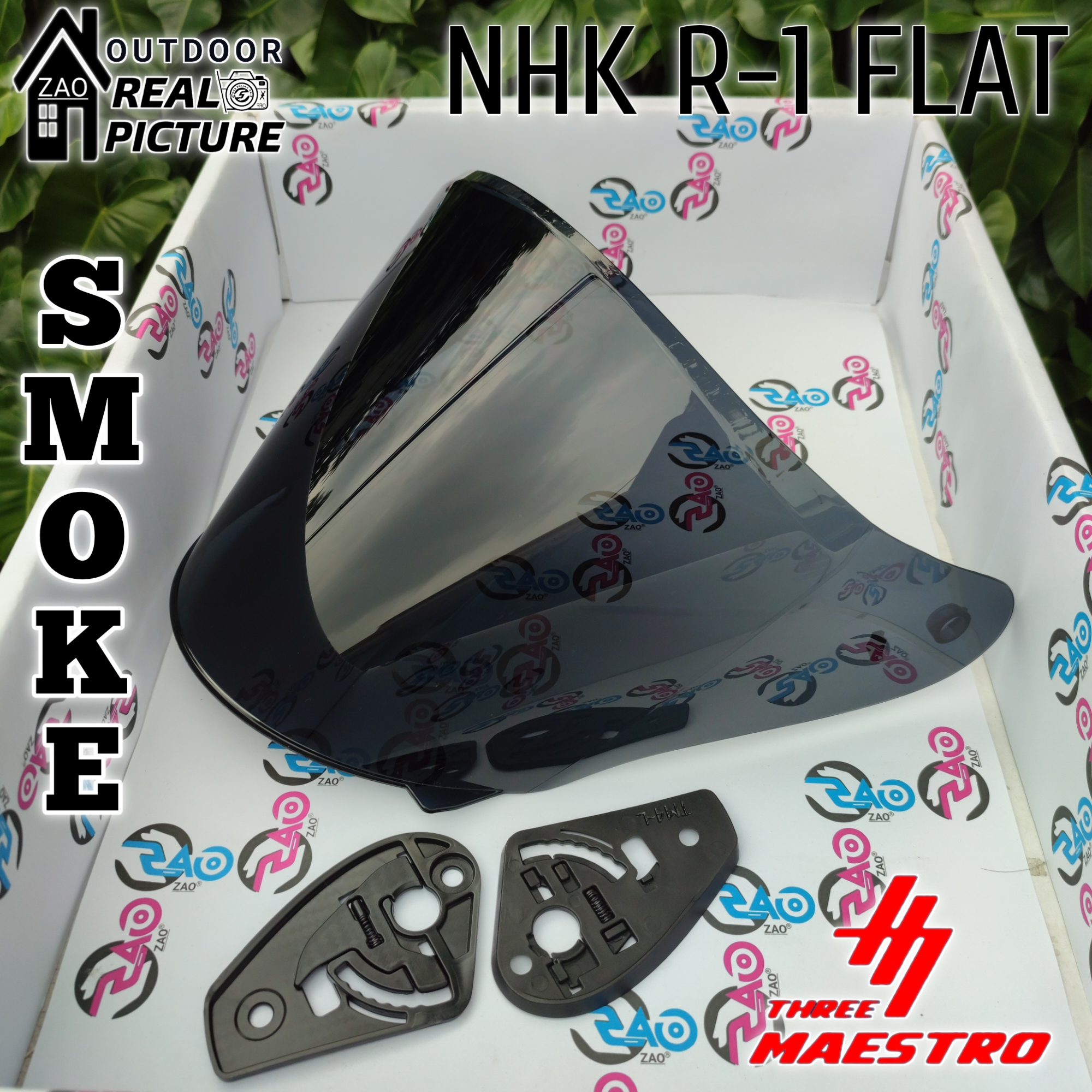 Kaca Helm NHK R1 TITO RABAT Visor Helmet FLAT venom open TEBAL PREMIUM ...