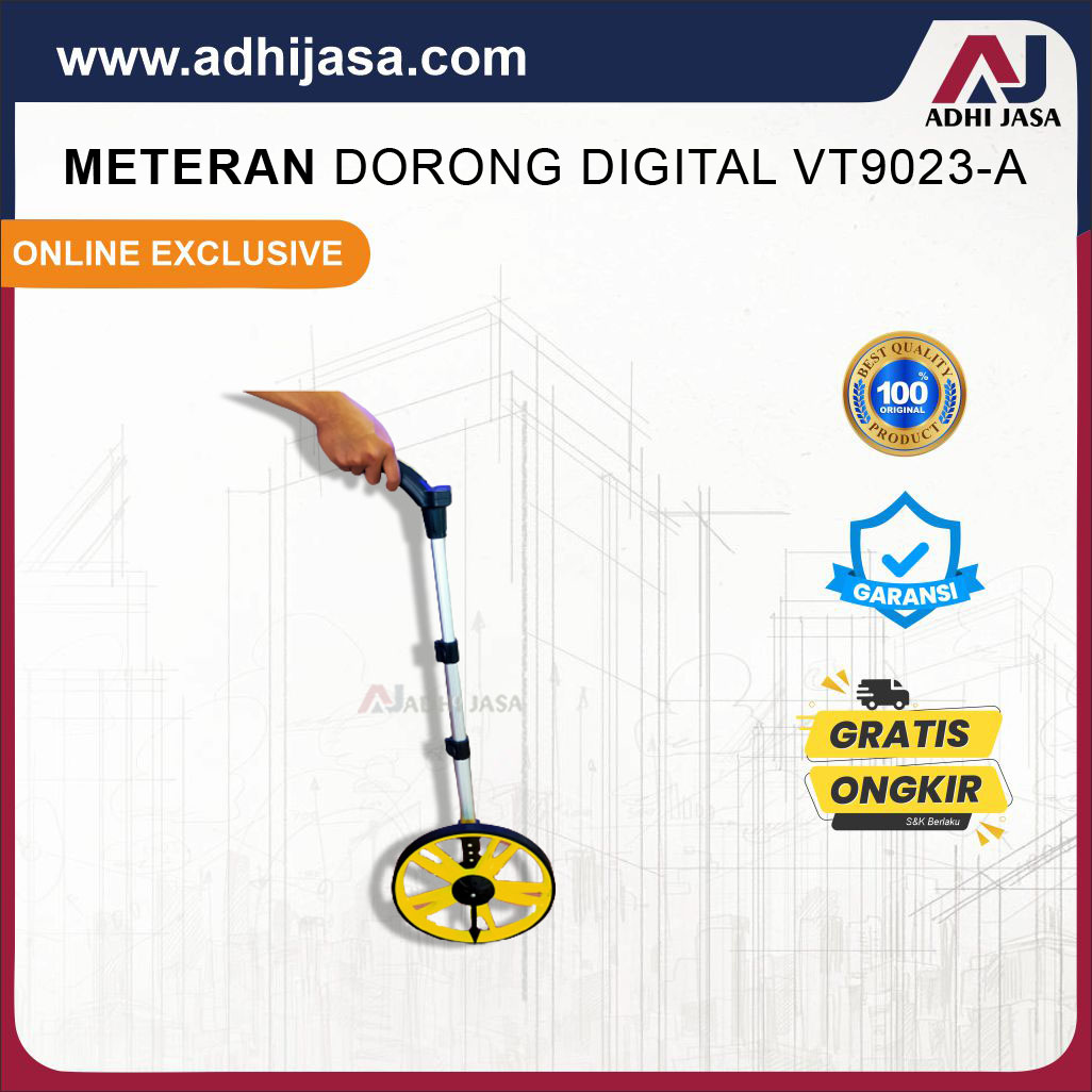 Meteran Dorong Nankai/ Walking Measure Wheel Nankai | Lazada Indonesia