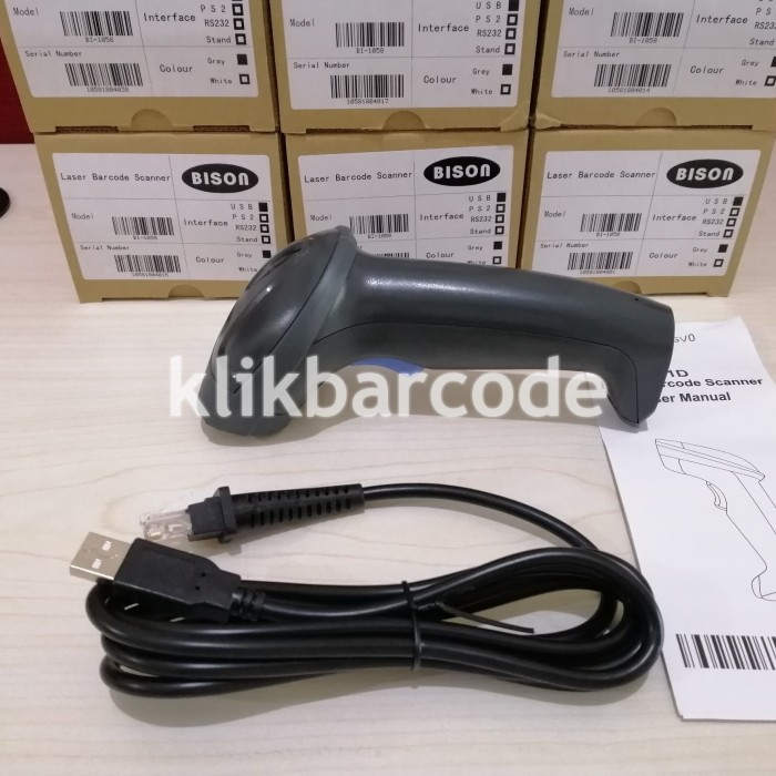 USB barcode scanner | scan barcode LASER | scaner barcode BI-1058 ...