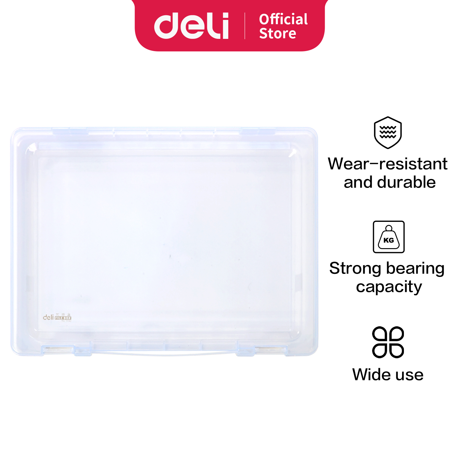 Deli Box File / Box Penyimpan Kertas File Dokumen Transparant 5702 ...